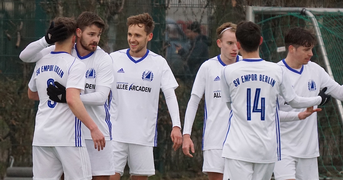 Berlin-Liga / SV Empor: „Wir haben uns auch Respekt erarbeitet ...